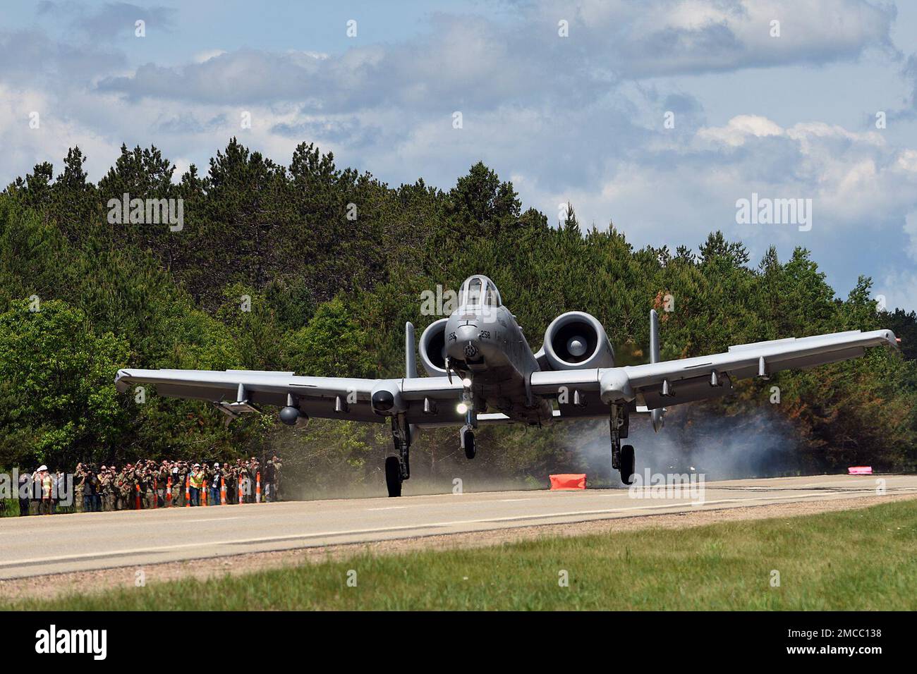 An A-10 Thunderbolt II from the 107th Fighter Squadron, 127th Wing ...