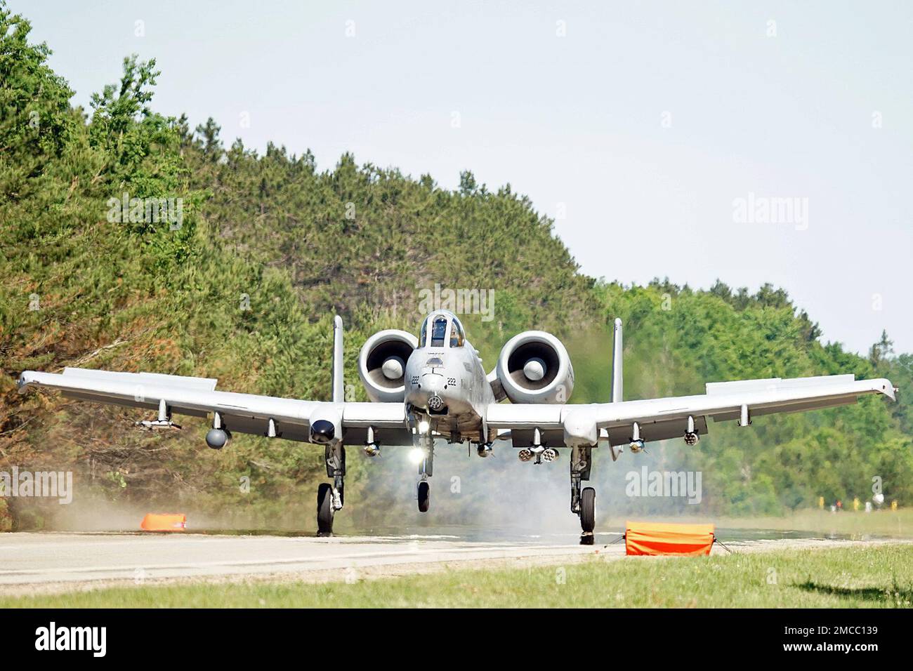 An A-10 Thunderbolt II from the 107th Fighter Squadron, 127th Wing ...