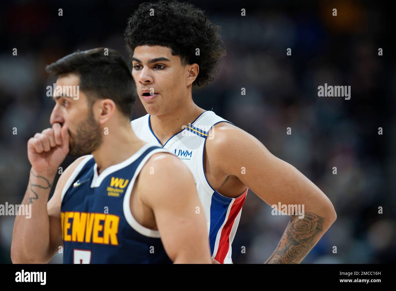 Detroit Pistons guard Killian Hayes (7) in the first half of an NBA ...