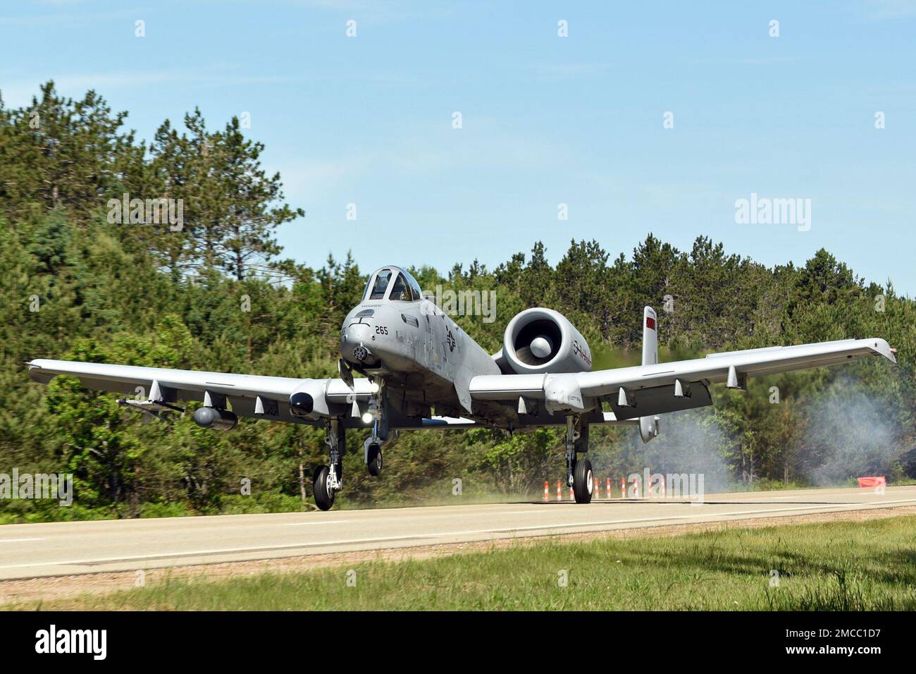 An A-10 Thunderbolt II from the 107th Fighter Squadron, 127th Wing ...