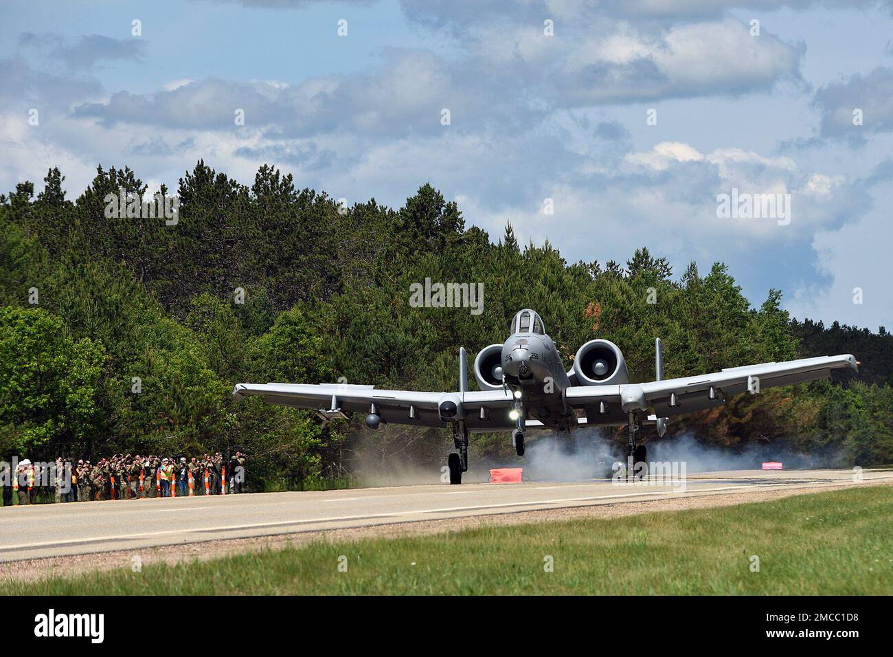 An A-10 Thunderbolt II from the 107th Fighter Squadron, 127th Wing ...