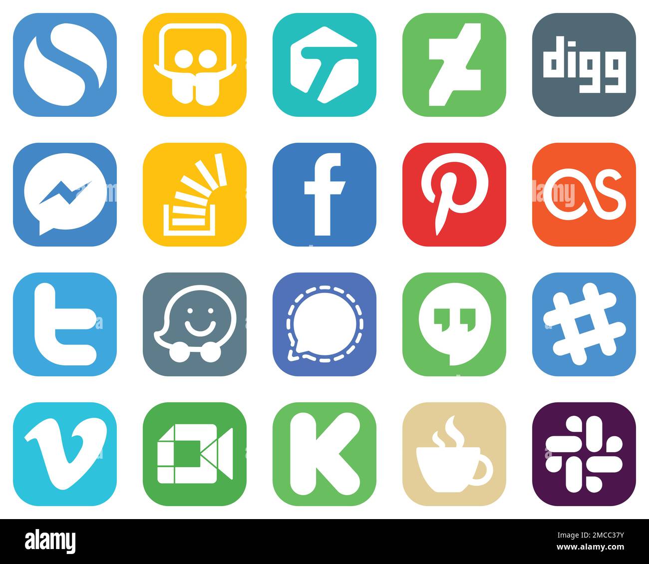 Social Media Icons Vector Pinterest