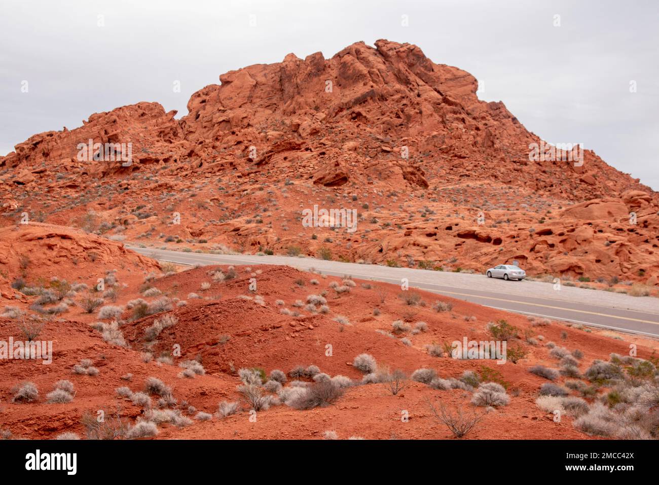 Valley of Fire State Park in Nevada is home to many interesting rock ...
