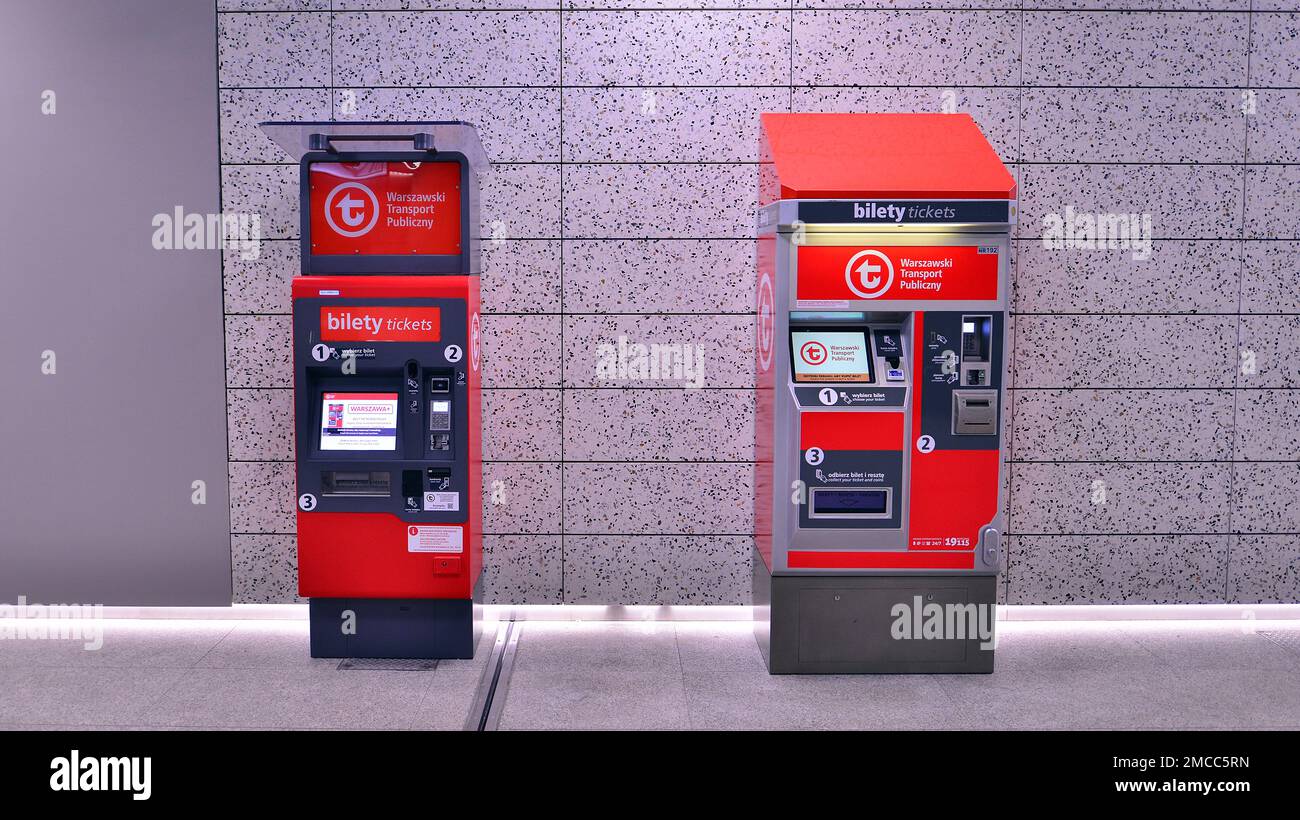 Warsaw, Poland. 5 November 2022. Sign Warszawski Transport Publiczny ...