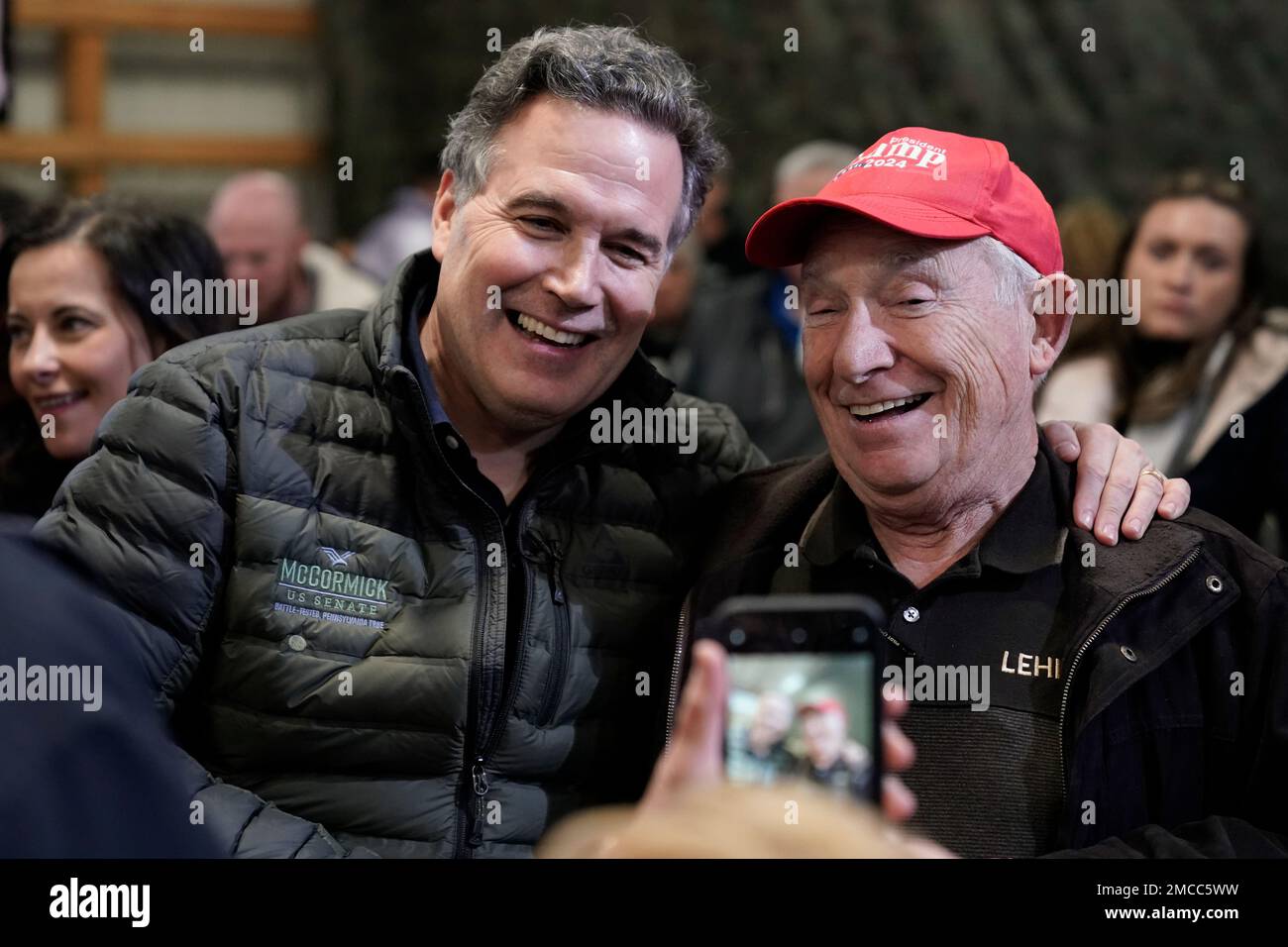 Dave McCormick, a Republican candidate for U.S. Senate in Pennsylvania ...
