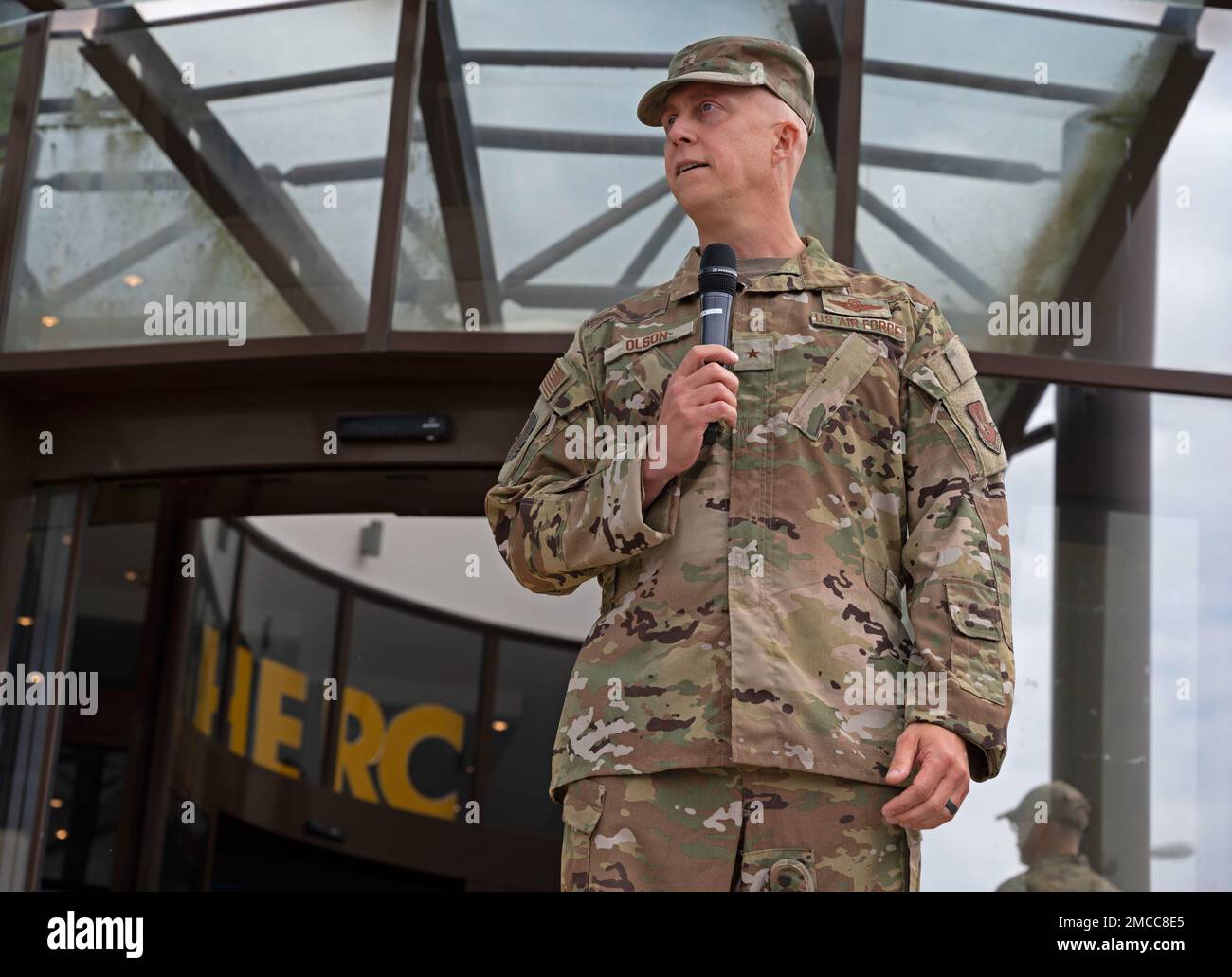 U.S. Air Force Brig. Gen. Josh Olson, 86th Airlift Wing commander ...
