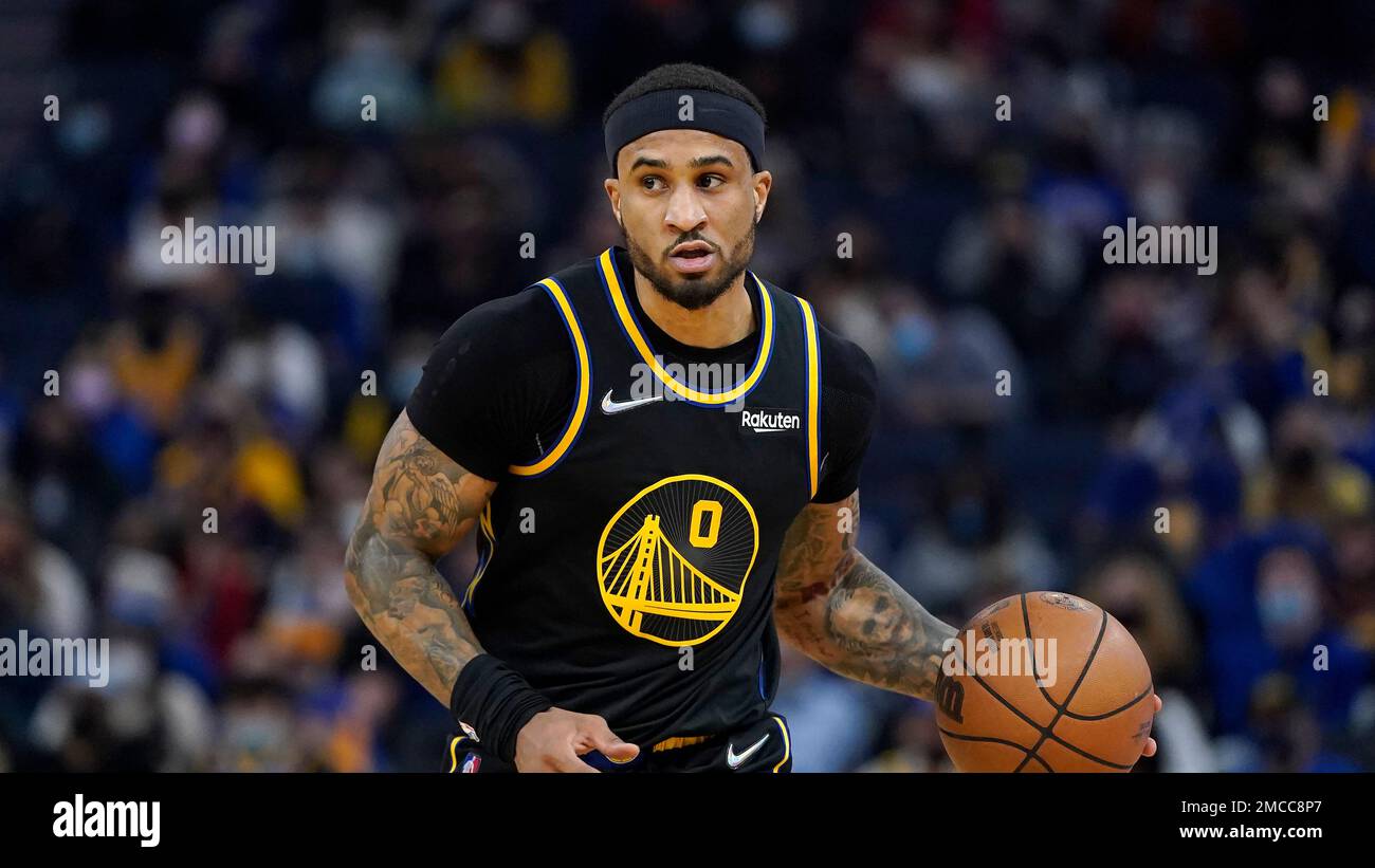 Golden State Warriors guard Gary Payton II against the Utah Jazz during ...