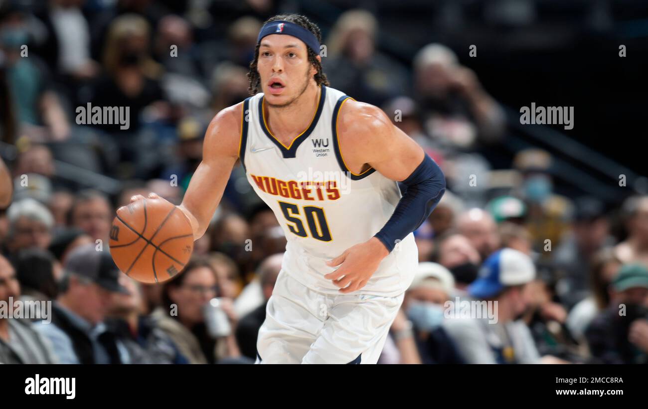 Denver Nuggets forward Aaron Gordon (50) in the first half of an NBA ...