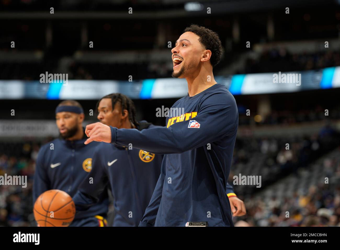 Denver Nuggets guard Bryn Forbes (6) in the first half of an NBA ...