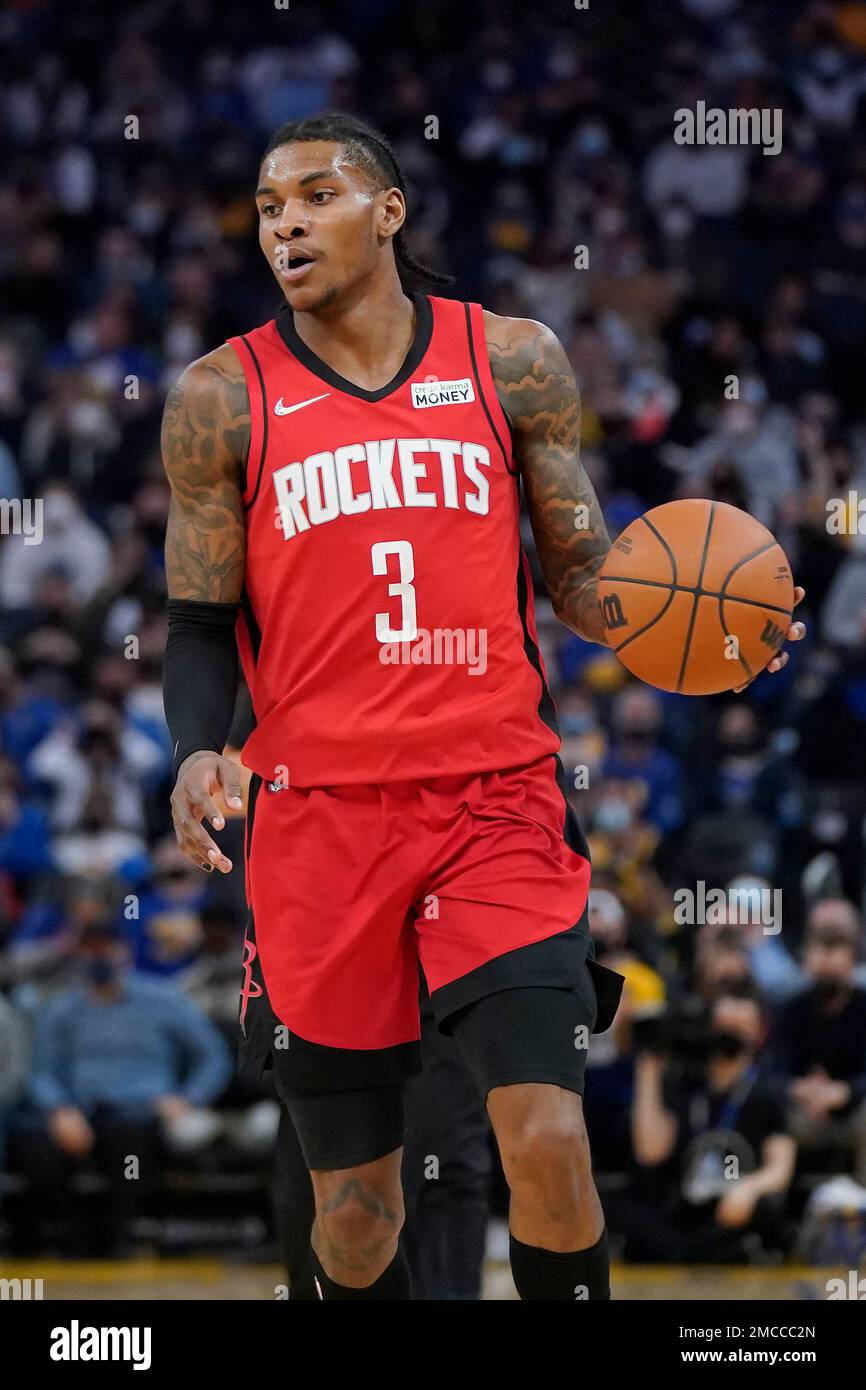 Houston Rockets guard Kevin Porter Jr. against the Golden State ...