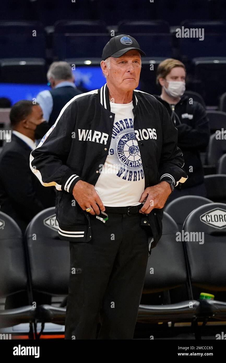 Hall of Fame basketball player Rick Barry before an NBA basketball game ...