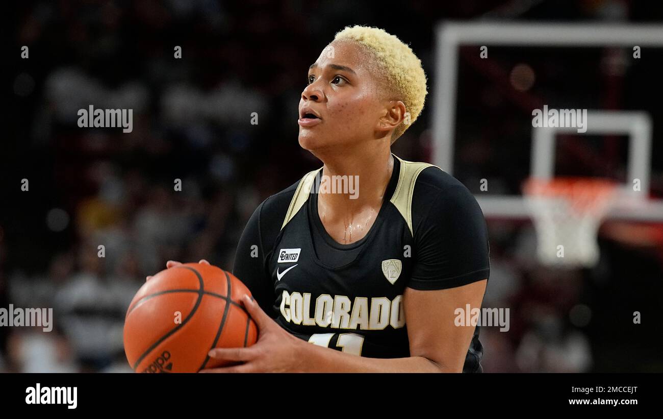 Colorado center Quay Miller (11) drives against Arizona State in the ...
