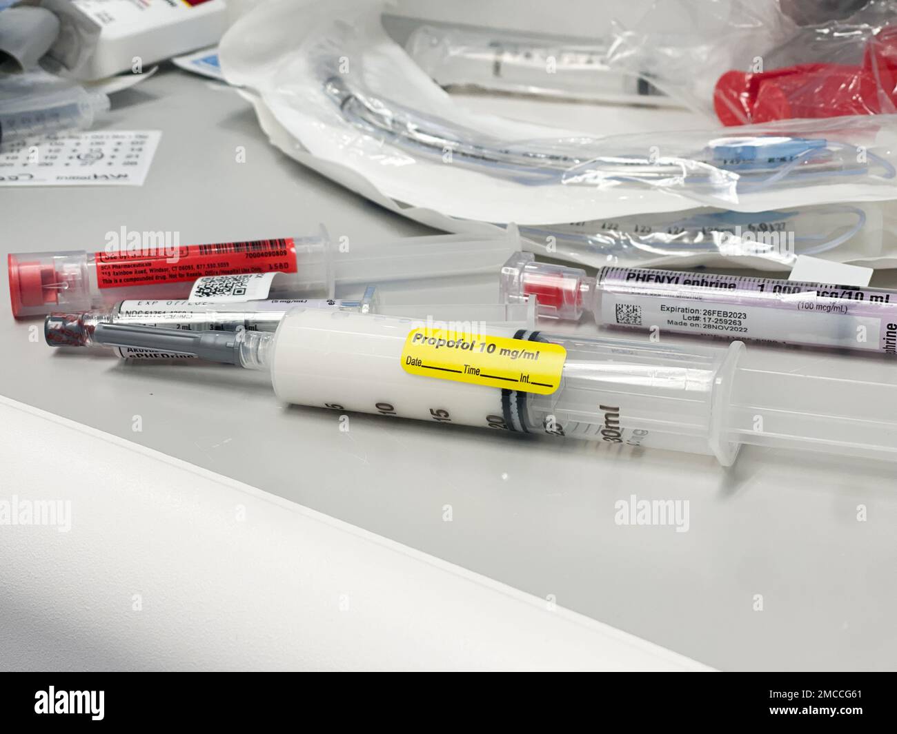 Propofol Drug Hospital setting medical anesthesia in syringe crisis ...