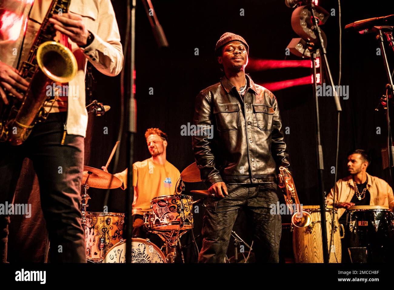 GRONINGEN - Trumpeter Peter Somuah performs during Noorderslag (ESNS ...