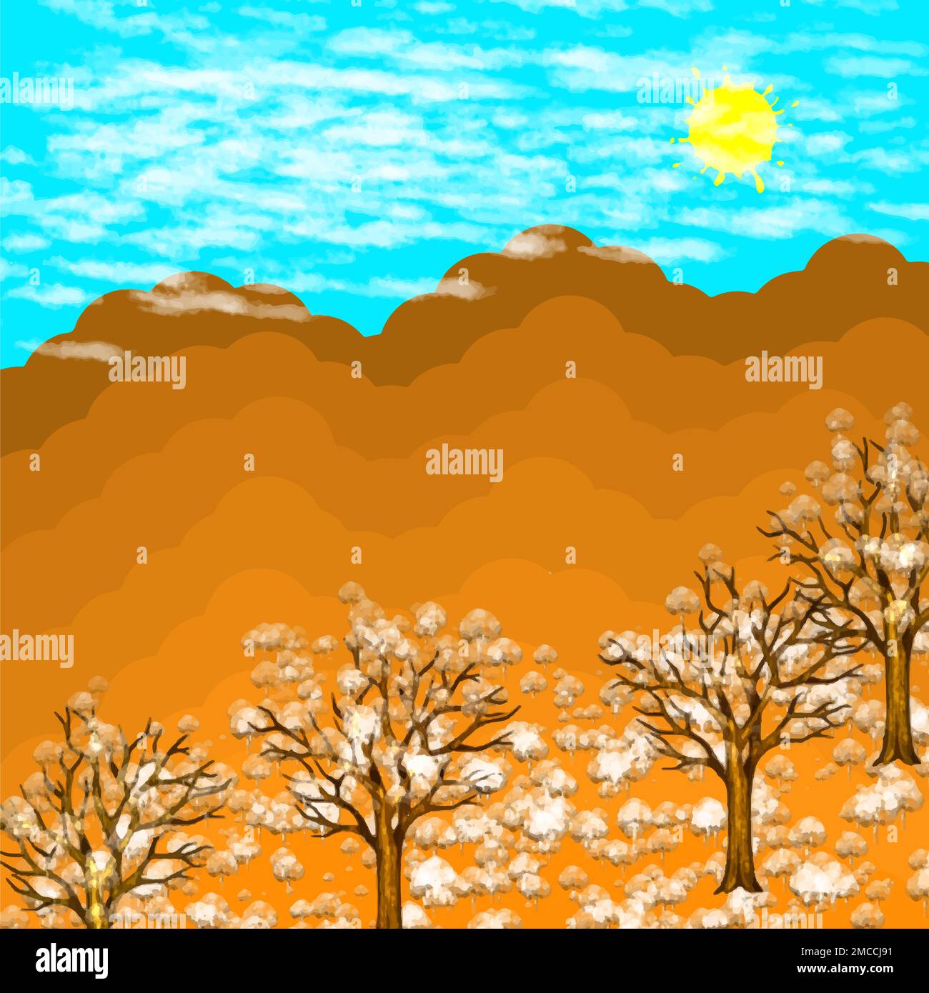 Cover design nature pattern background for card, banner, invitation ...