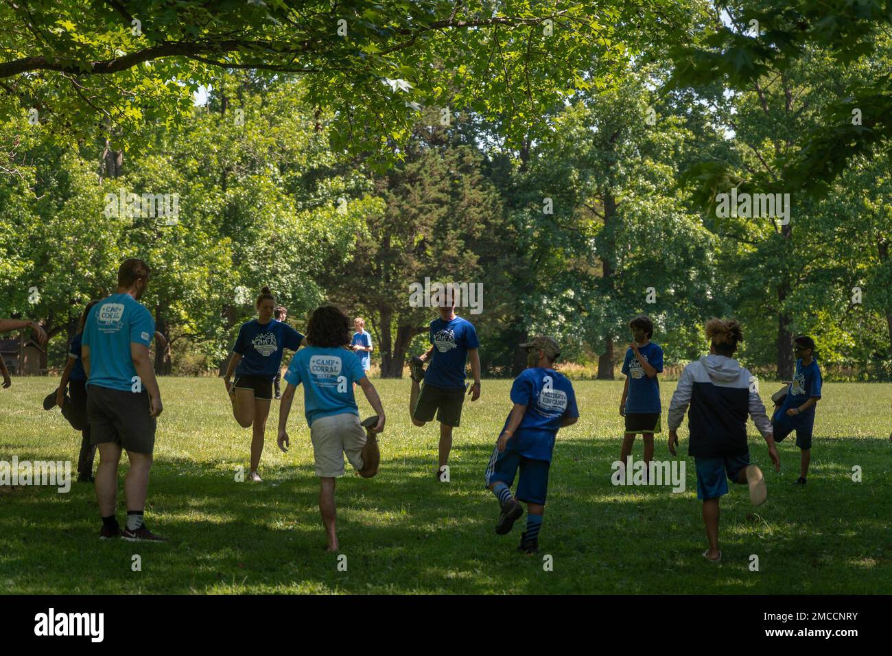 Kids attending the Gold Star Military Kids Camp in Monticello, Illinois ...