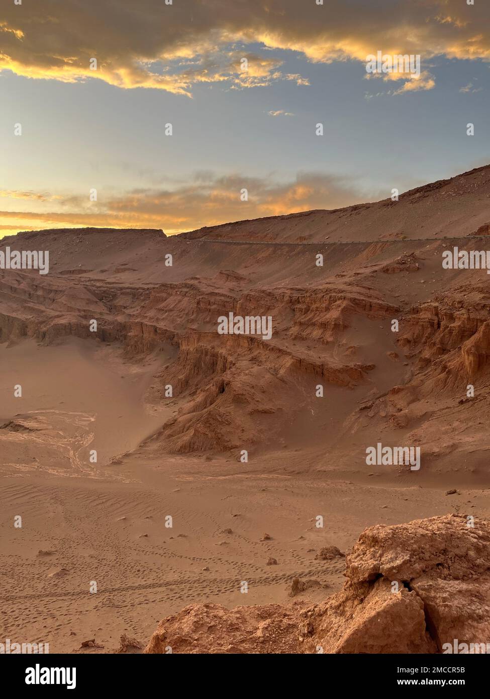 A view of the cliffs in Atacama desert Stock Photo - Alamy