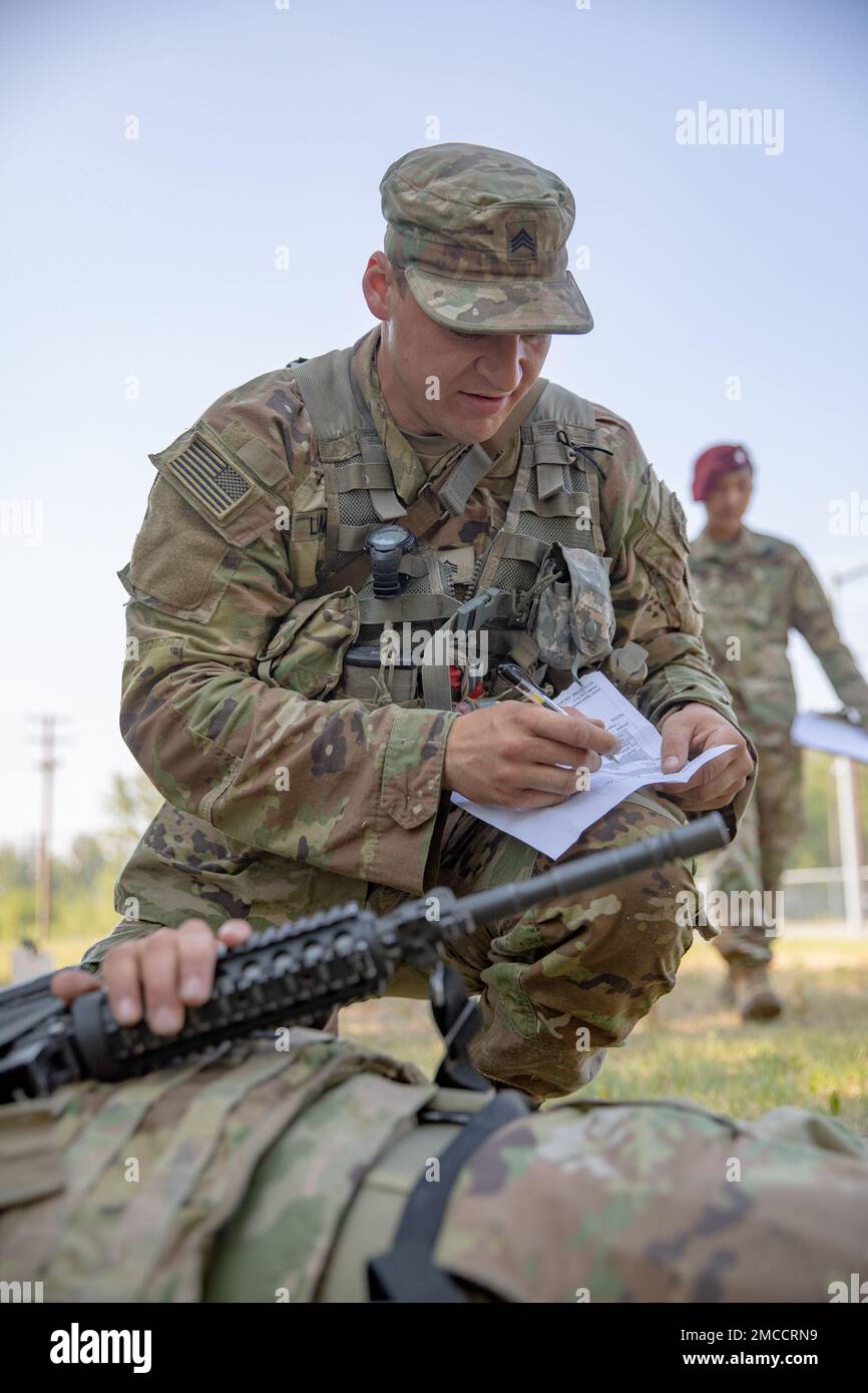 Sgt. Jonah Lamboley from 1st Battlion, 501 Parachute Infantry Regiment ...