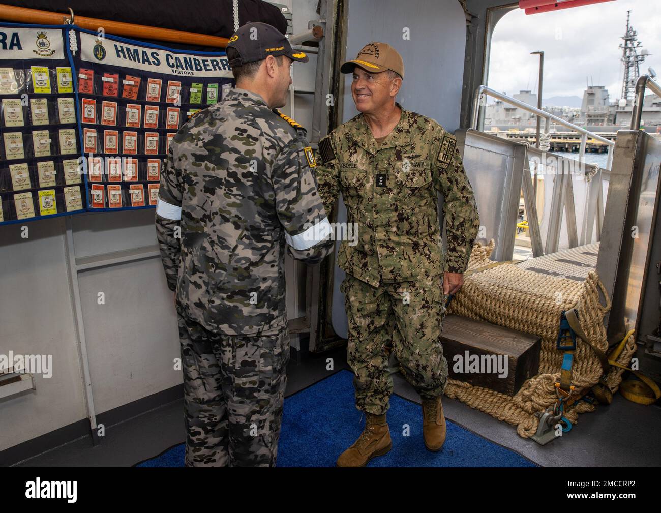 PEARL HARBOR (June 29, 2022) Commanding Officer of Royal Australian ...