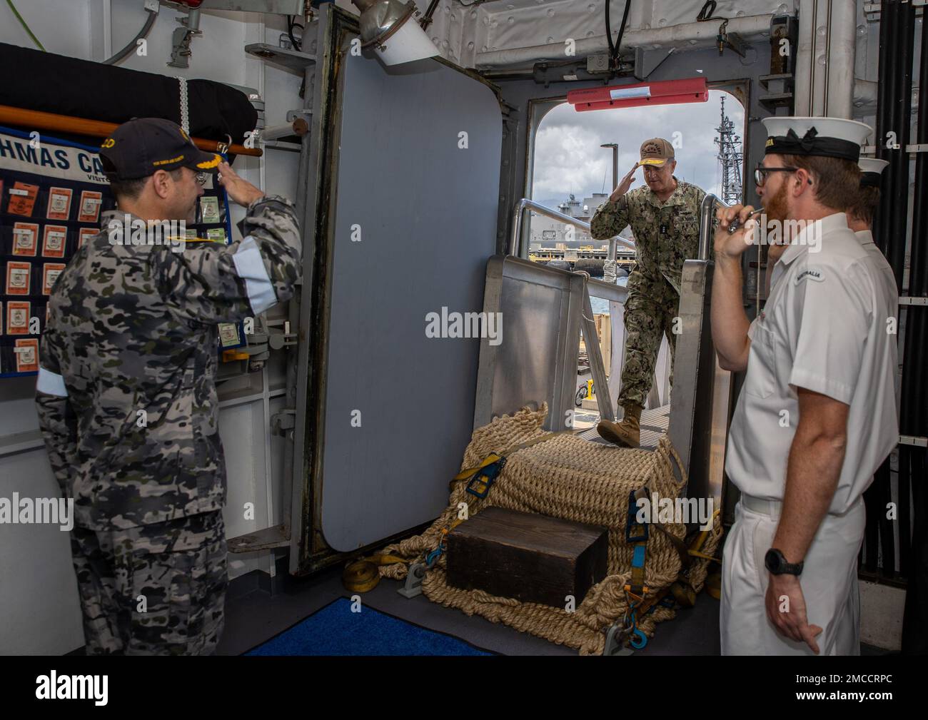 PEARL HARBOR (June 29, 2022) Commanding Officer of Royal Australian ...