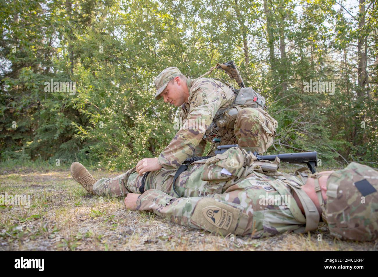 Sgt. Jonah Lamboley from 1st Battlion, 501 Parachute Infantry Regiment ...