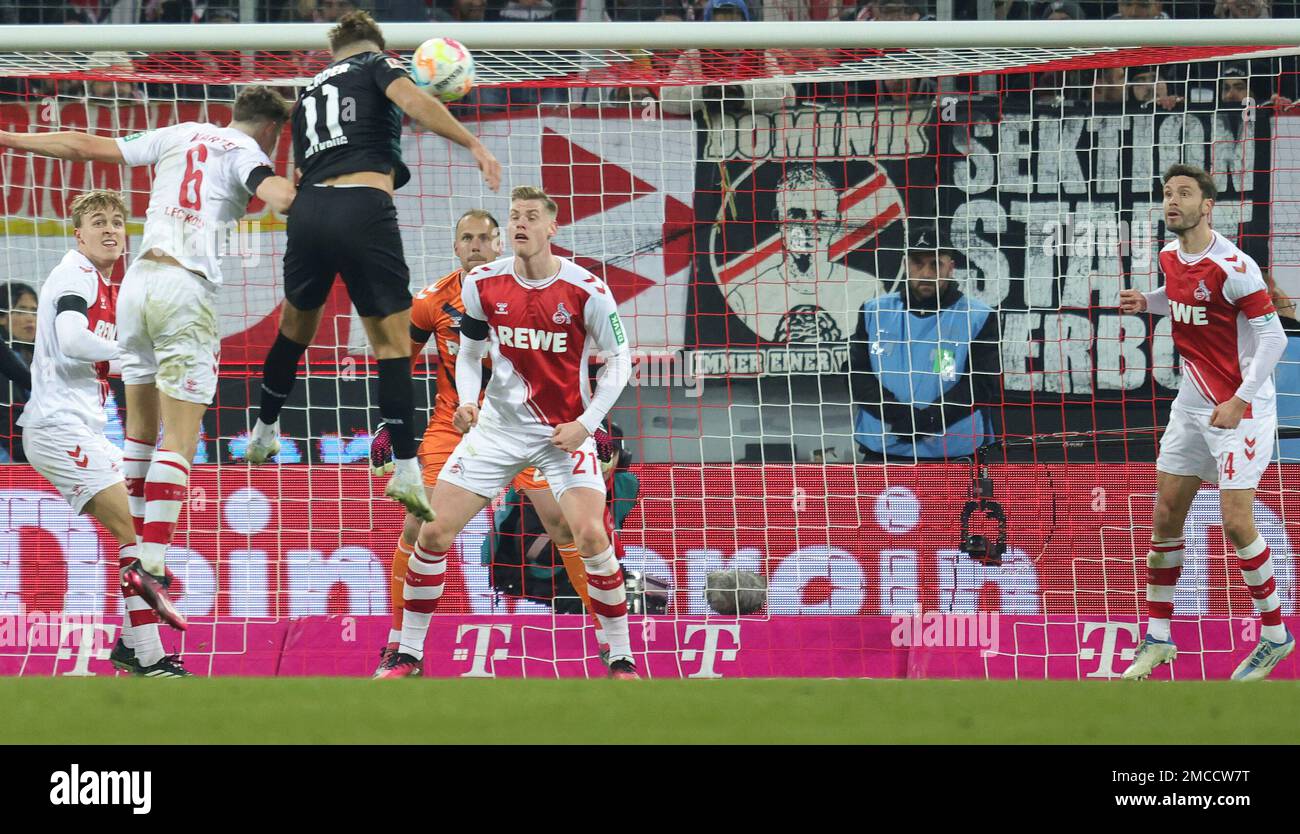 Cologne, Deutschland. 21st Jan, 2023. firo : 01/21/2023 football ...