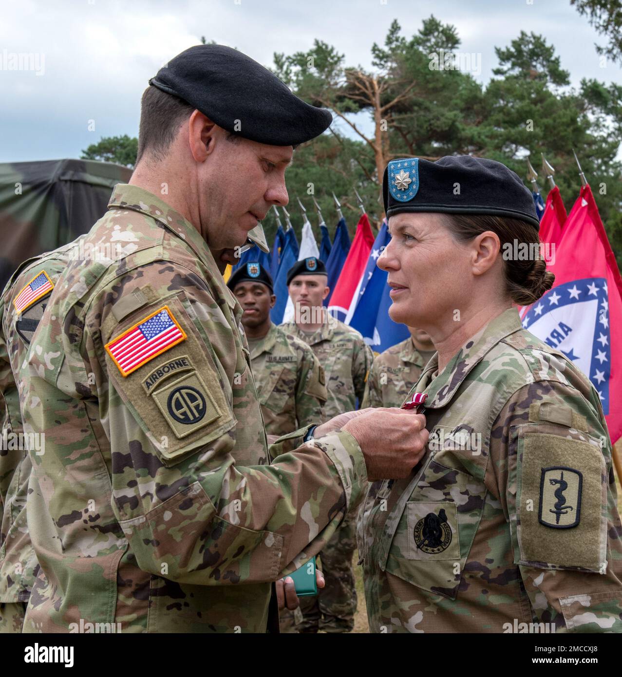 U.S. Army Col. Werner J. Barden, 519th Hospital Center commander pins ...