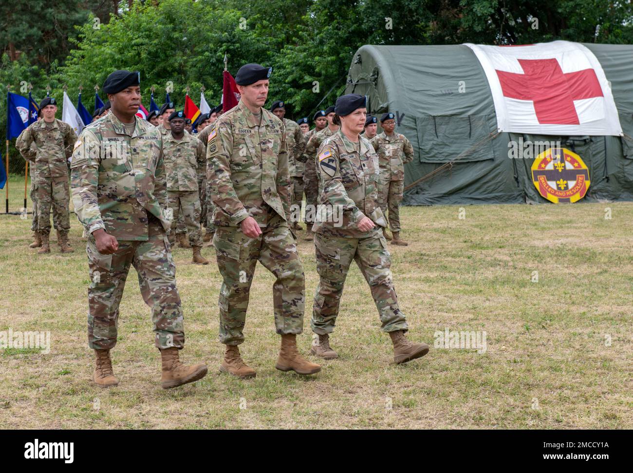 U.S. Army Col. Werner J. Barden, 519th Hospital Center commander, Lt ...
