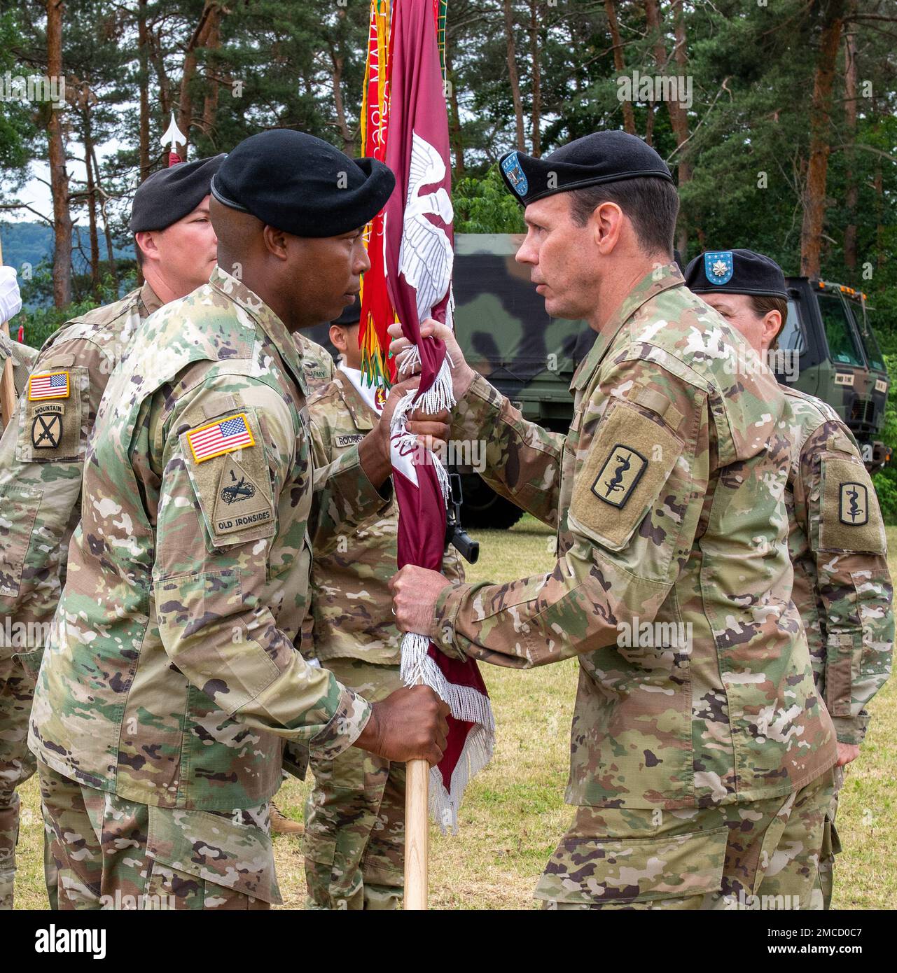 U.S. Army Col. Werner J. Barden (right), 519th Hospital Center ...