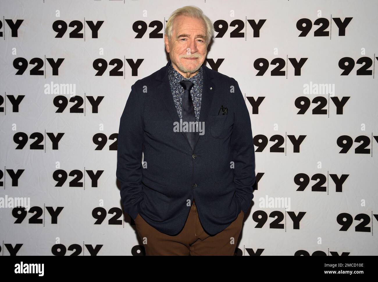 Actor Brian Cox poses backstage before his appearance to discuss his ...