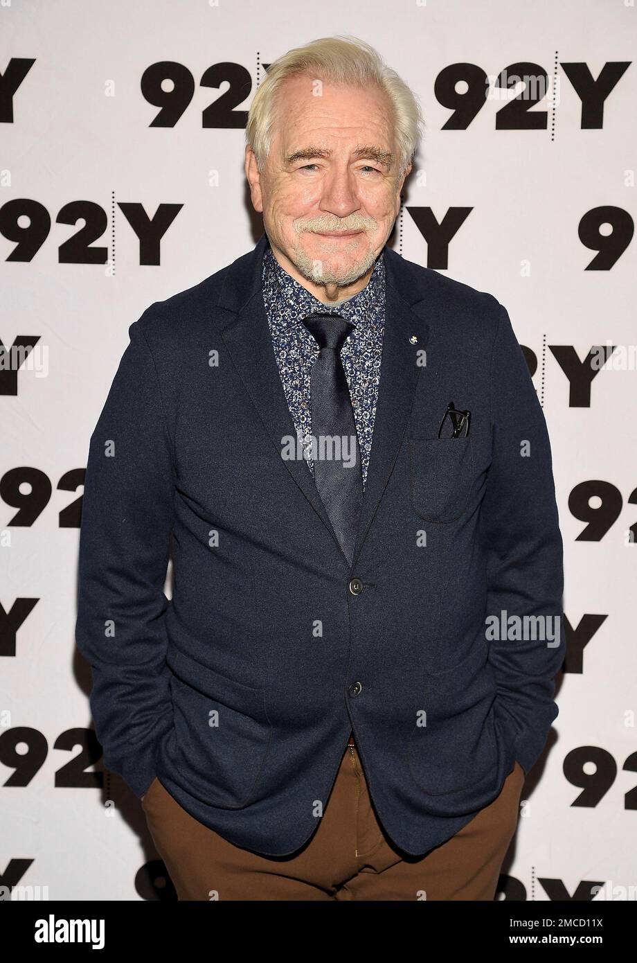 Actor Brian Cox poses backstage before his appearance to discuss his ...