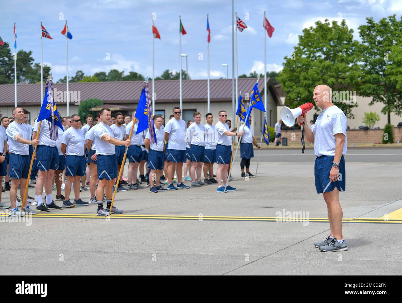 U.S. Air Force Brig. Gen. Josh Olson, 86th Airlift Wing commander ...