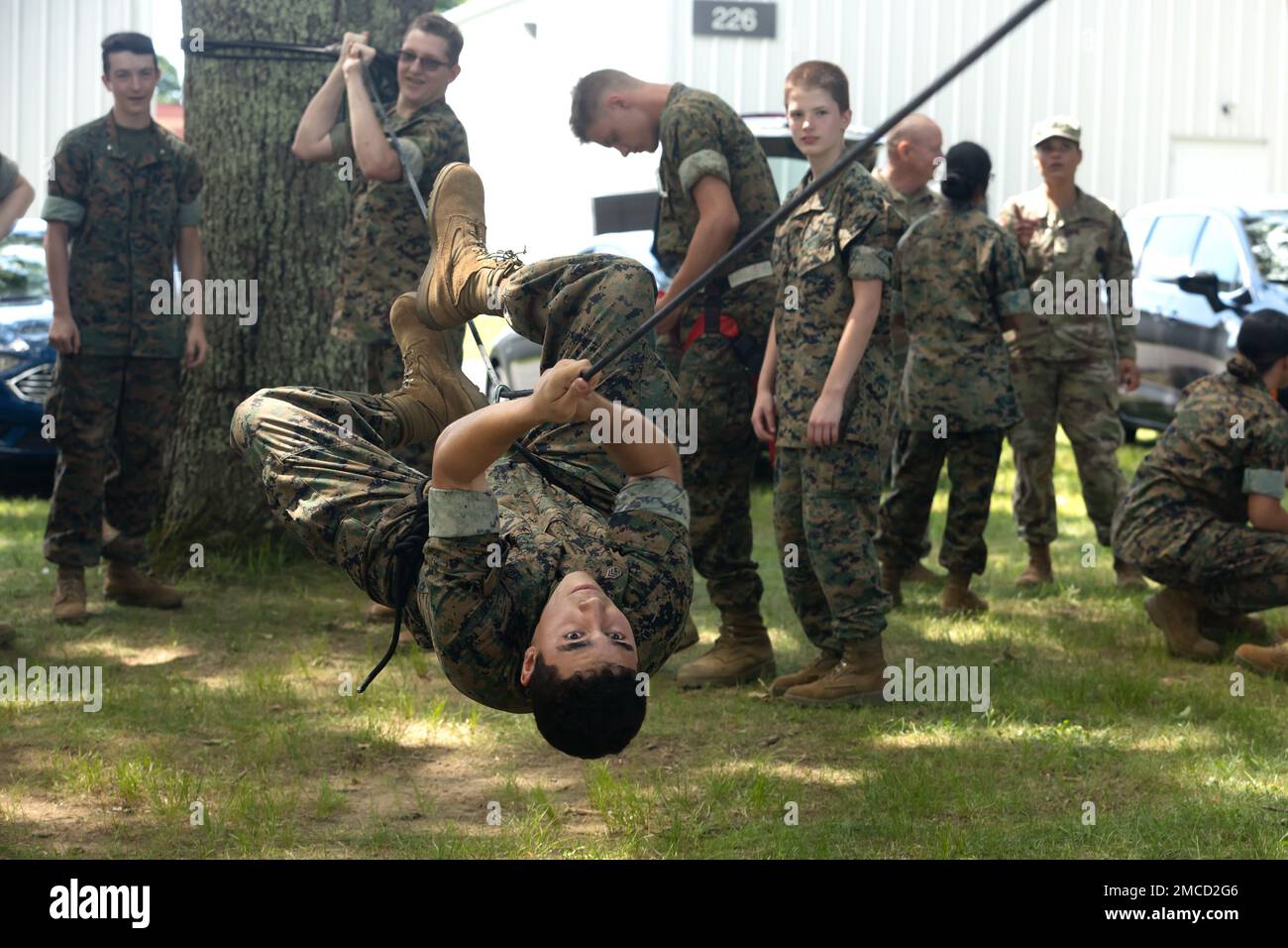 The Rhode Island National Guard hosted members of the Young Marines for ...