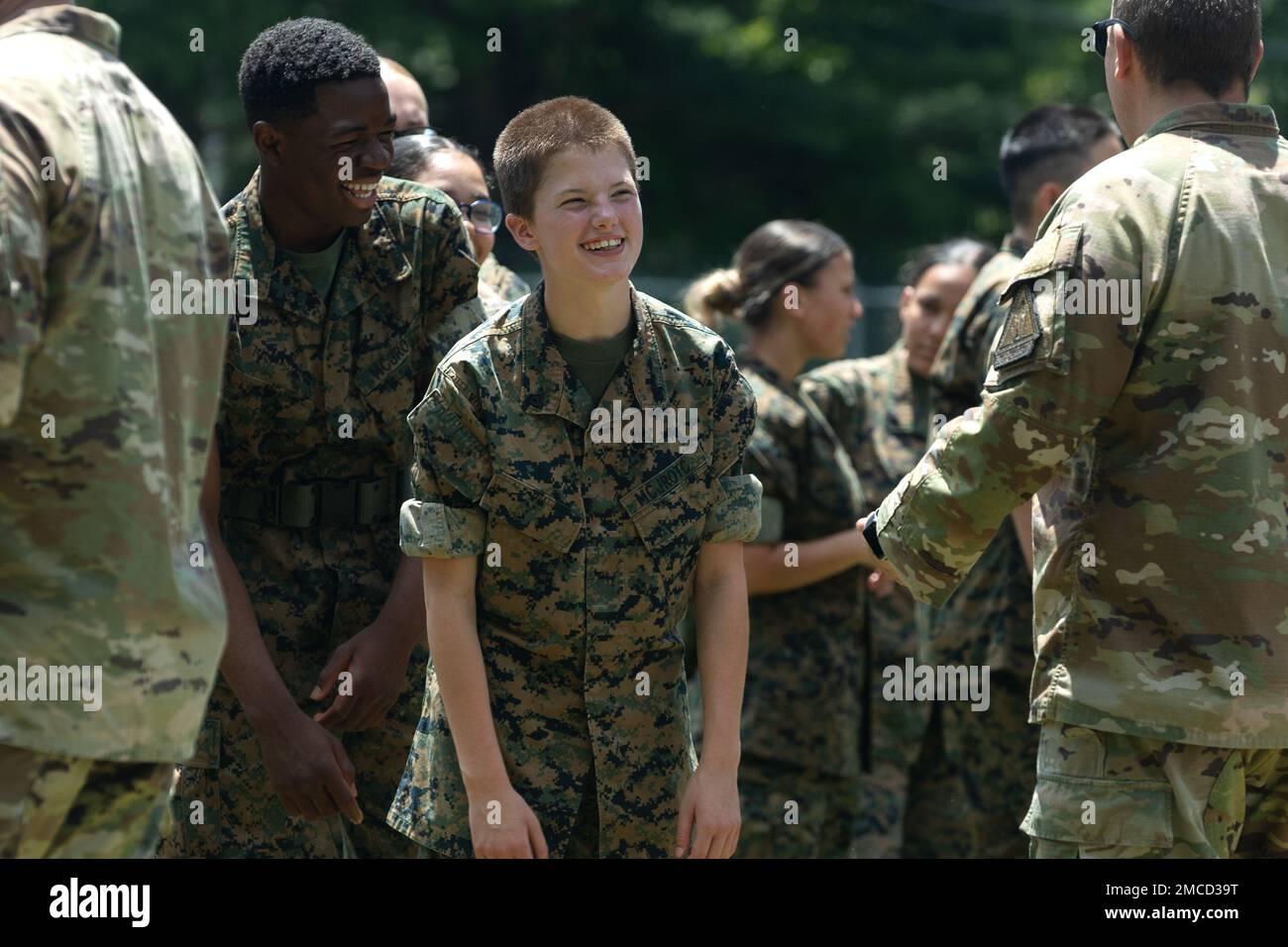 The Rhode Island National Guard hosted members of the Young Marines for ...