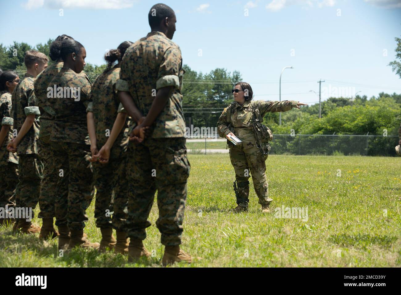 The Rhode Island National Guard hosted members of the Young Marines for ...