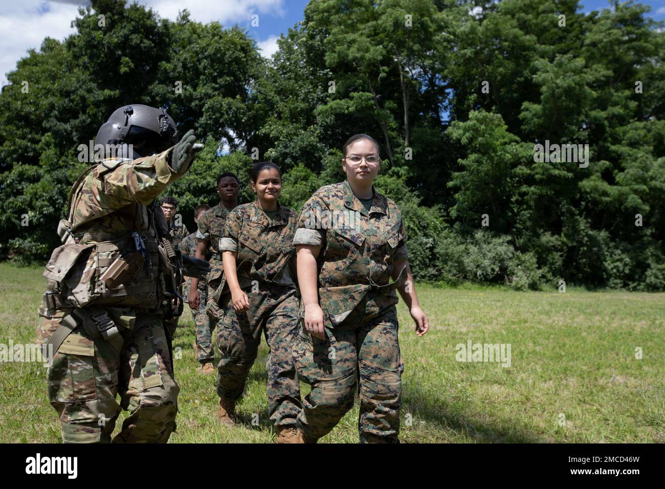 The Rhode Island National Guard hosted members of the Young Marines for ...