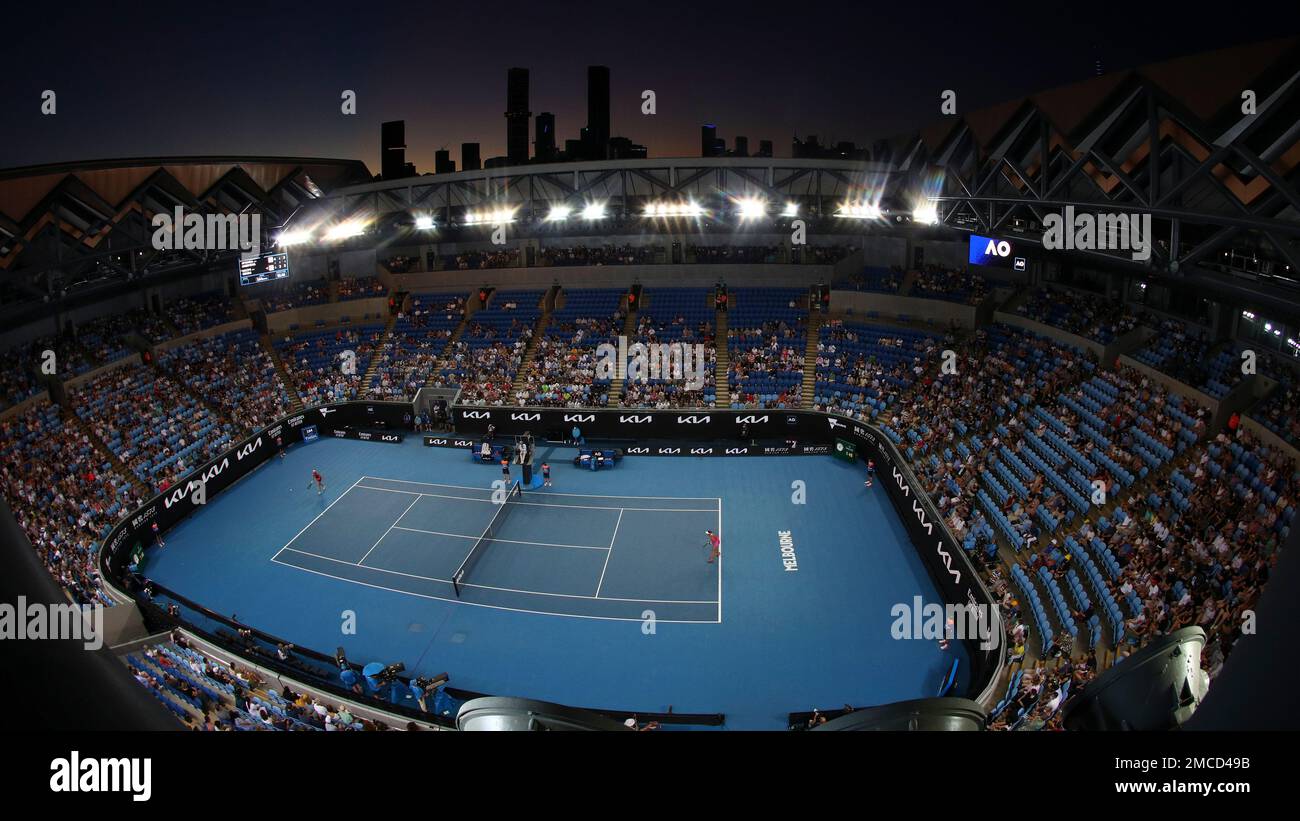 Naomi Osaka of Japan and Amanda Anisimova of the U.S. play their third ...