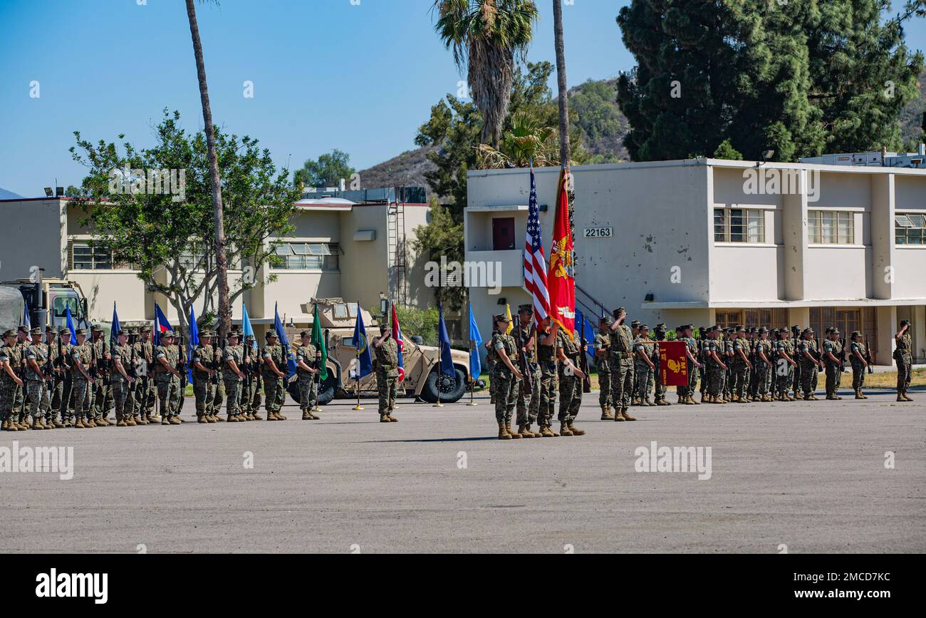 U.S. Marines and Sailors with 1st Supply Battalion, 1st Marine ...