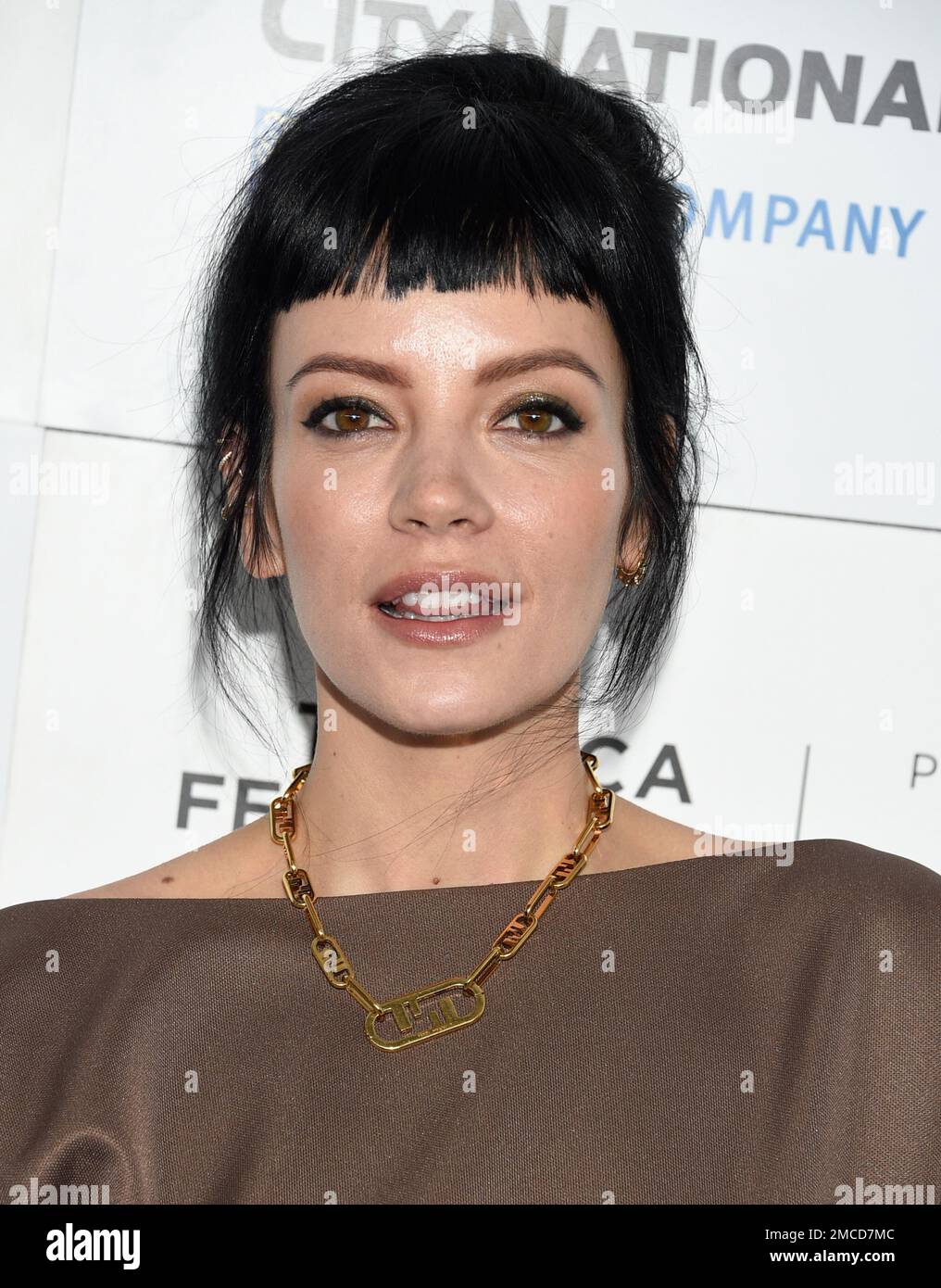 Singer Lily Allen attends the "No Sudden Move" premiere during the 20th ...