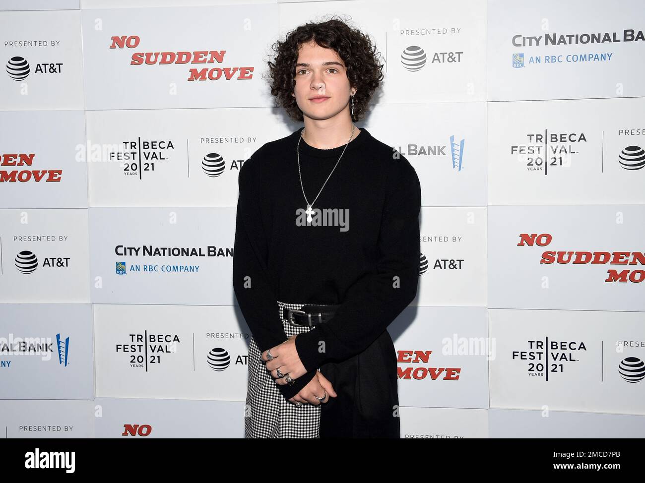 Actor Noah Jupe attends the "No Sudden Move" premiere during the 20th ...
