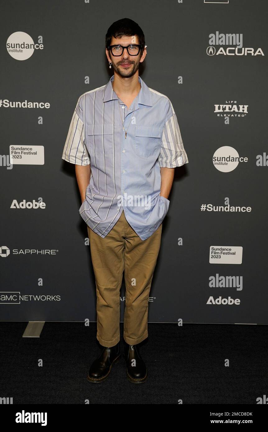 Ben Whishaw poses at the premiere of the film "Bad Behaviour" at the ...