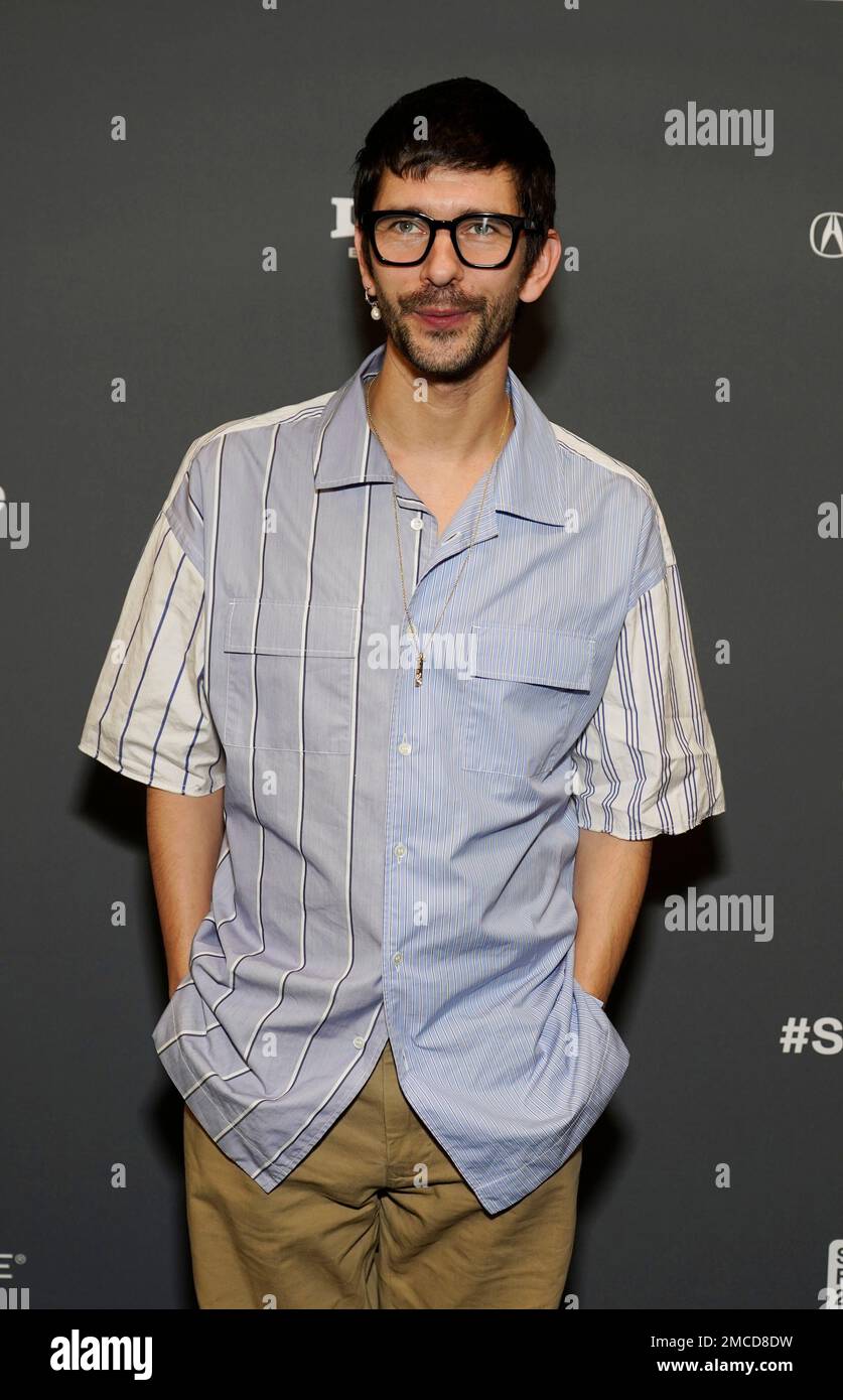 Ben Whishaw poses at the premiere of the film "Bad Behaviour" at the ...
