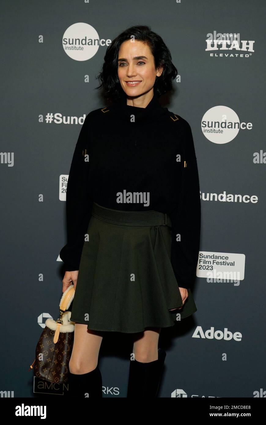 Jennifer Connelly Poses At The Premiere Of The Film Bad Behaviour At