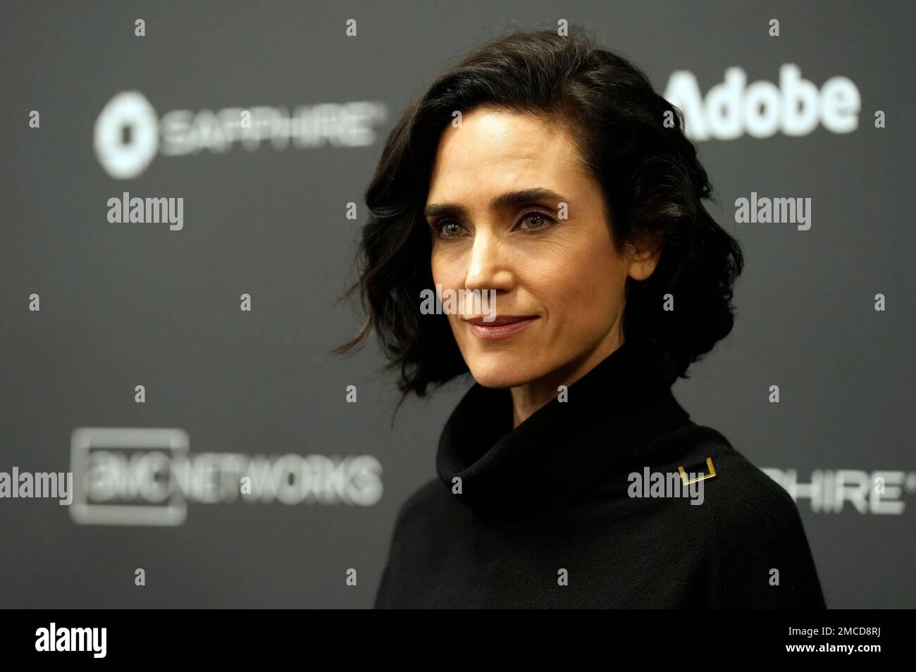 Jennifer Connelly Poses At The Premiere Of The Film Bad Behaviour At