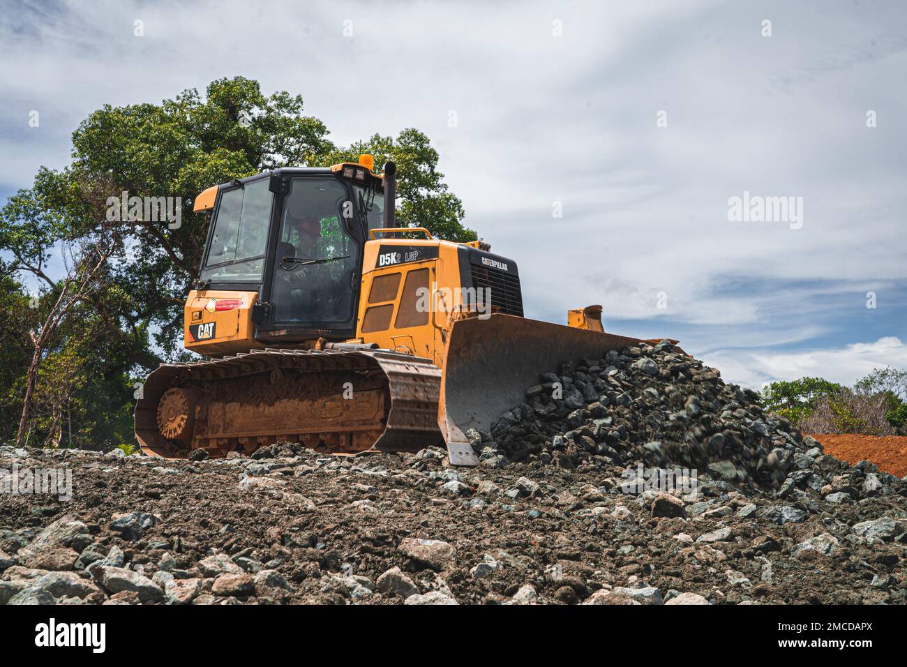U.S. Marine Corps Lance Cpl. Shane Cooke, a heavy equipment operator ...