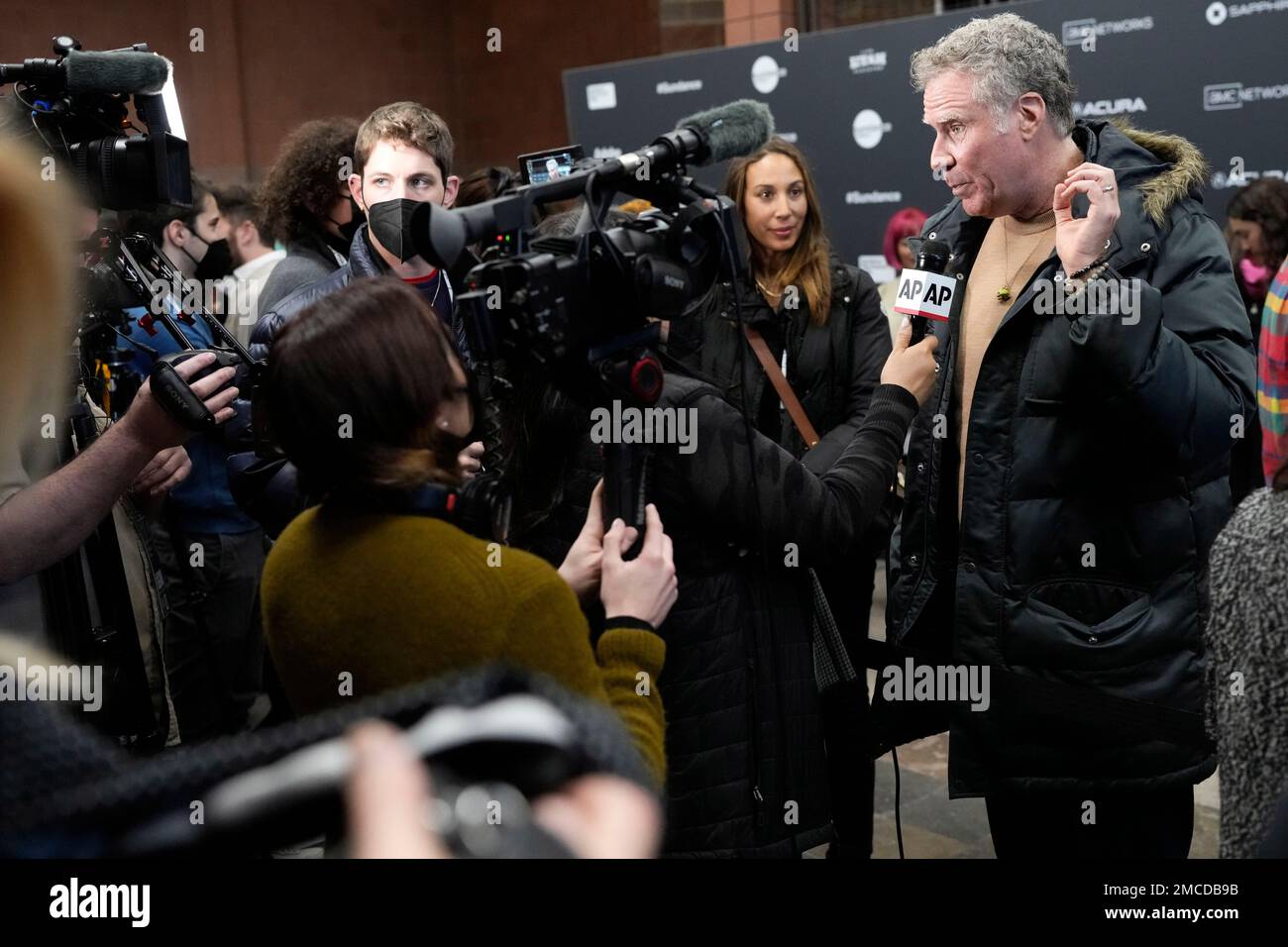 Will Ferrell attends the premiere of "Theater Camp" at the Eccles Theatre during the 2023 ...