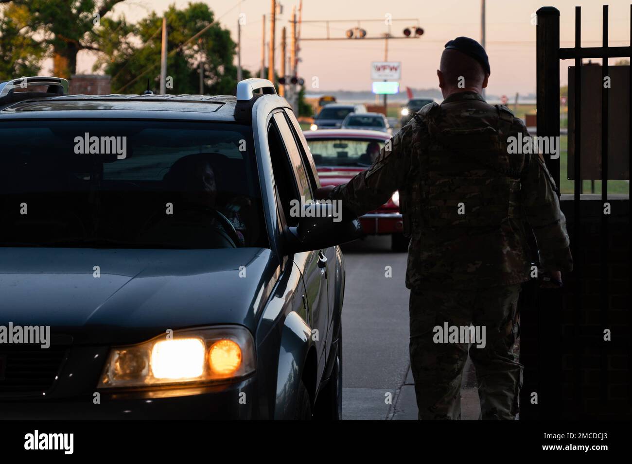 U.S. Air Force Chief Master Sgt. Chad Bickley, 18th Air Force command ...