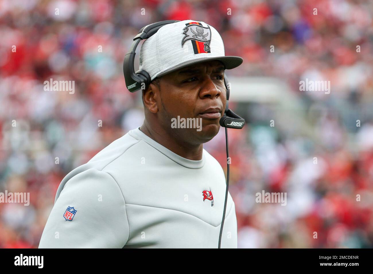 Tampa Bay Buccaneers offensive coordinator Byron Leftwich NFL wild-card ...
