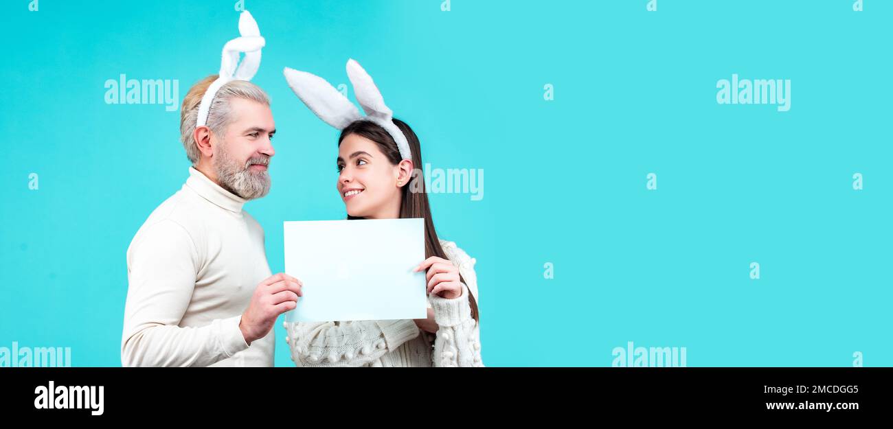 Easter banner, mockup copy space, poster flyer header for website ...