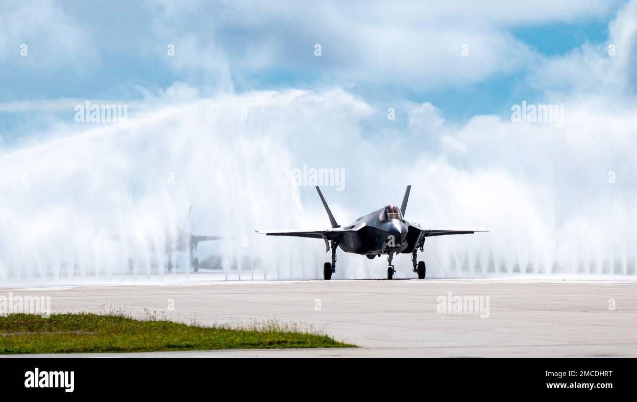 A U.S. Air Force F-35A Lightning II aircraft assigned to the 421st Fighter Squadron, Hill Air ...